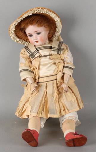 Beautiful Antique German Porcelain 'adolf Heller' Doll