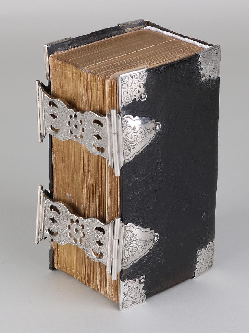 Bible With Silver Locks And Corner Pieces, 833/000.