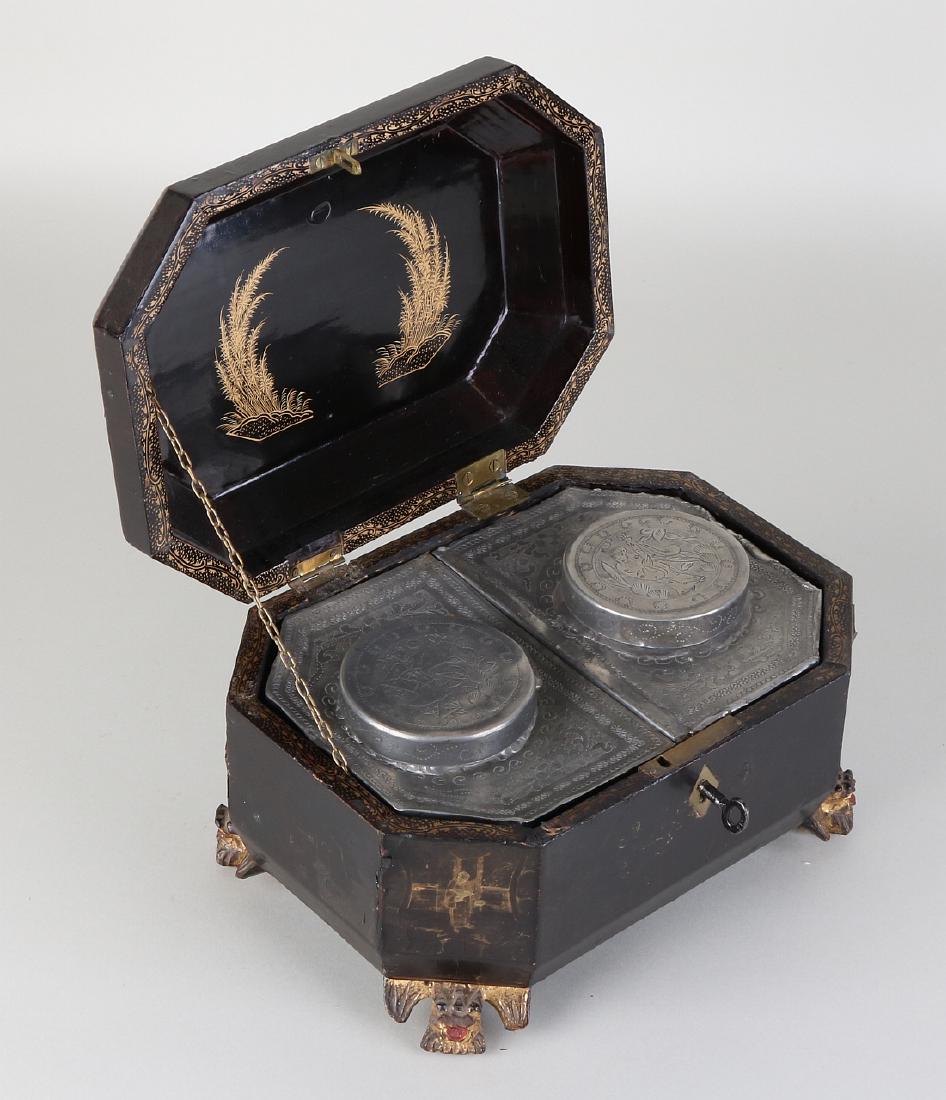 Antique Chinese lacquer tea box with interior. Equipped - Apr 06, 2019 ...