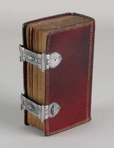 Bible, 1818, With Red Brown Cover With Editing, With A