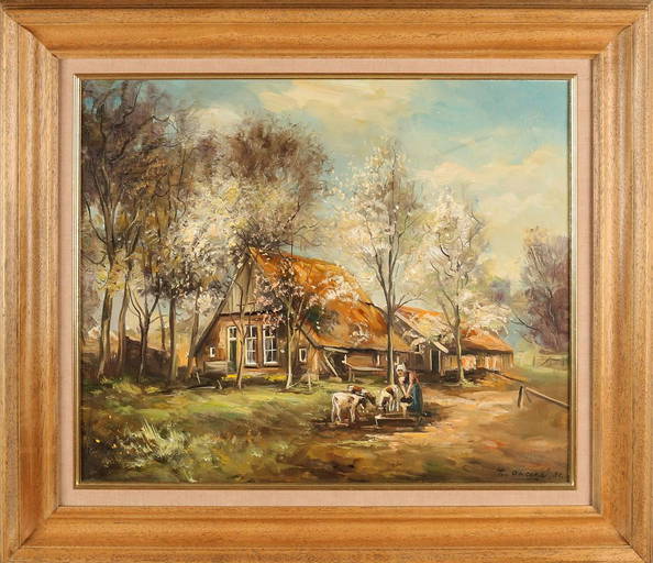 Ton Anconé, Oldenzaal. Twente Farm With Calves And