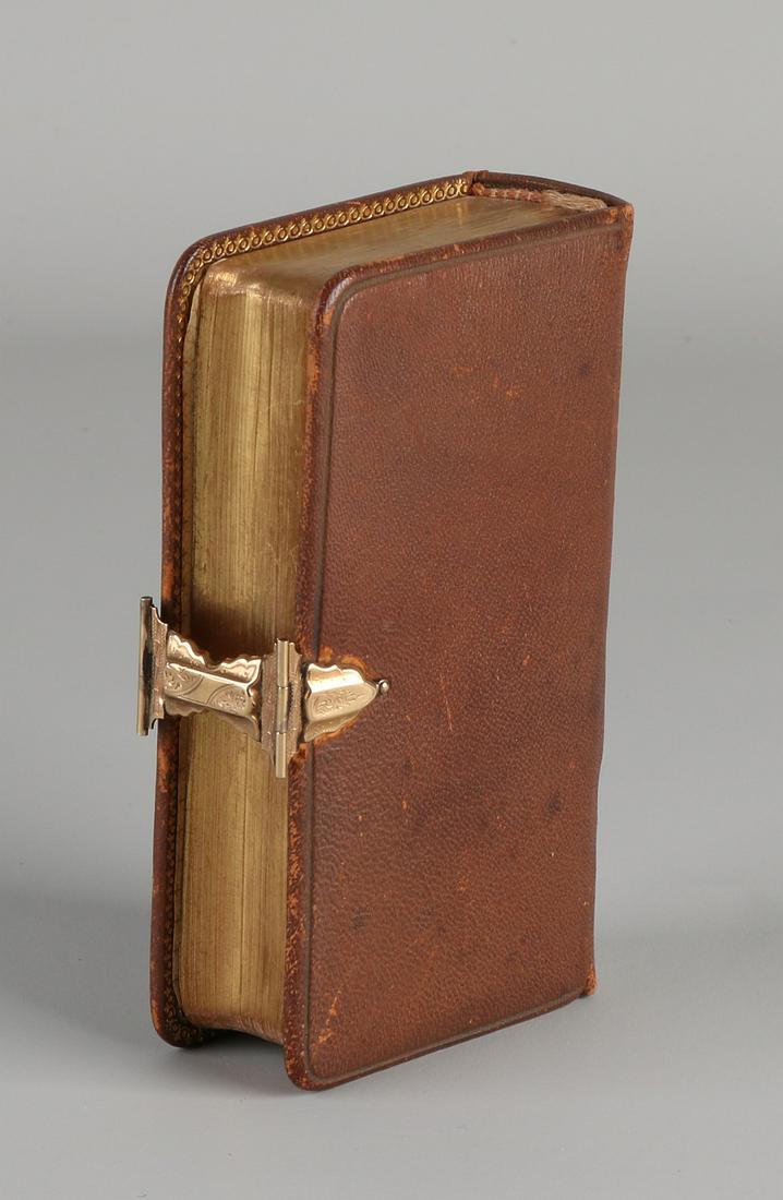 Bible With Gold Lock, 585/000, Bible, The New