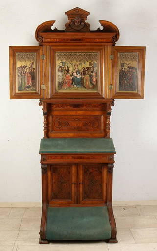 Antique Tabernacle Praying Chair