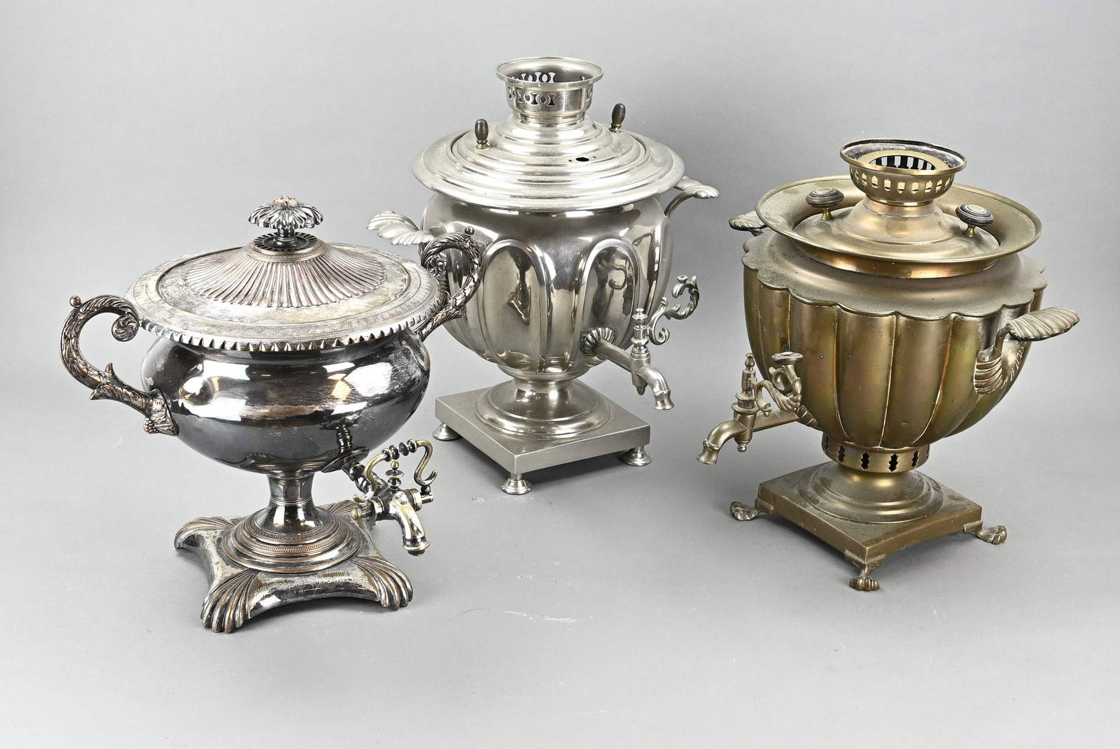 3x Samovar/tap Jug Auction