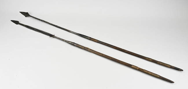Antique Japanese Long Spear Jumonji Yari Auction