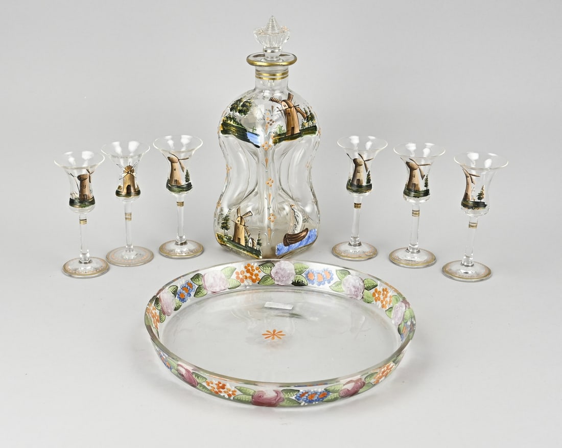 Dutch Liqueur Set, 1900 Auction