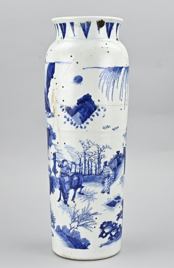 Chinese Trolley Vase, H 41 Cm. - Jul 05, 2025 | Twents Veilinghuis In ...