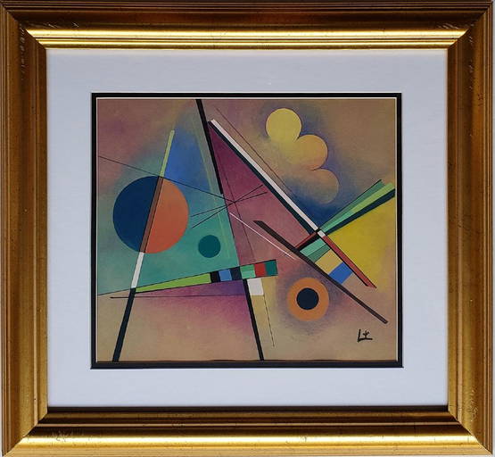 Gouache On Paper. In The Manner Of Wassily Kandinsky