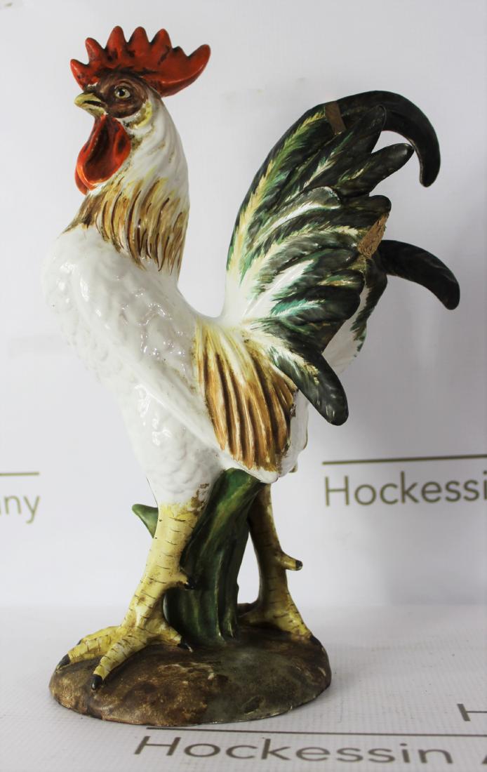 Italian Ceramic Rooster, Hand Painted