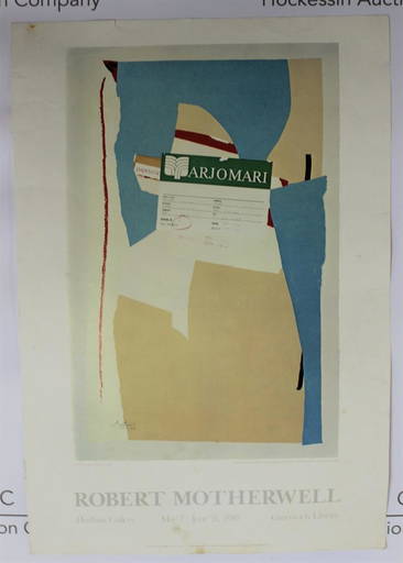 Robert Motherwell Poster - May 22, 2018 | Hockessin Auction Company in DE