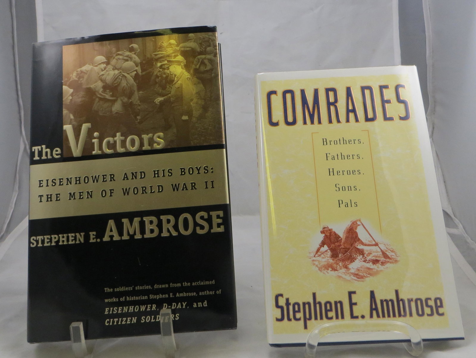 For Auction: (2) WORLD WAR II BOOKS - STEPHEN AMBROSE, SIGNED (#0039 ...