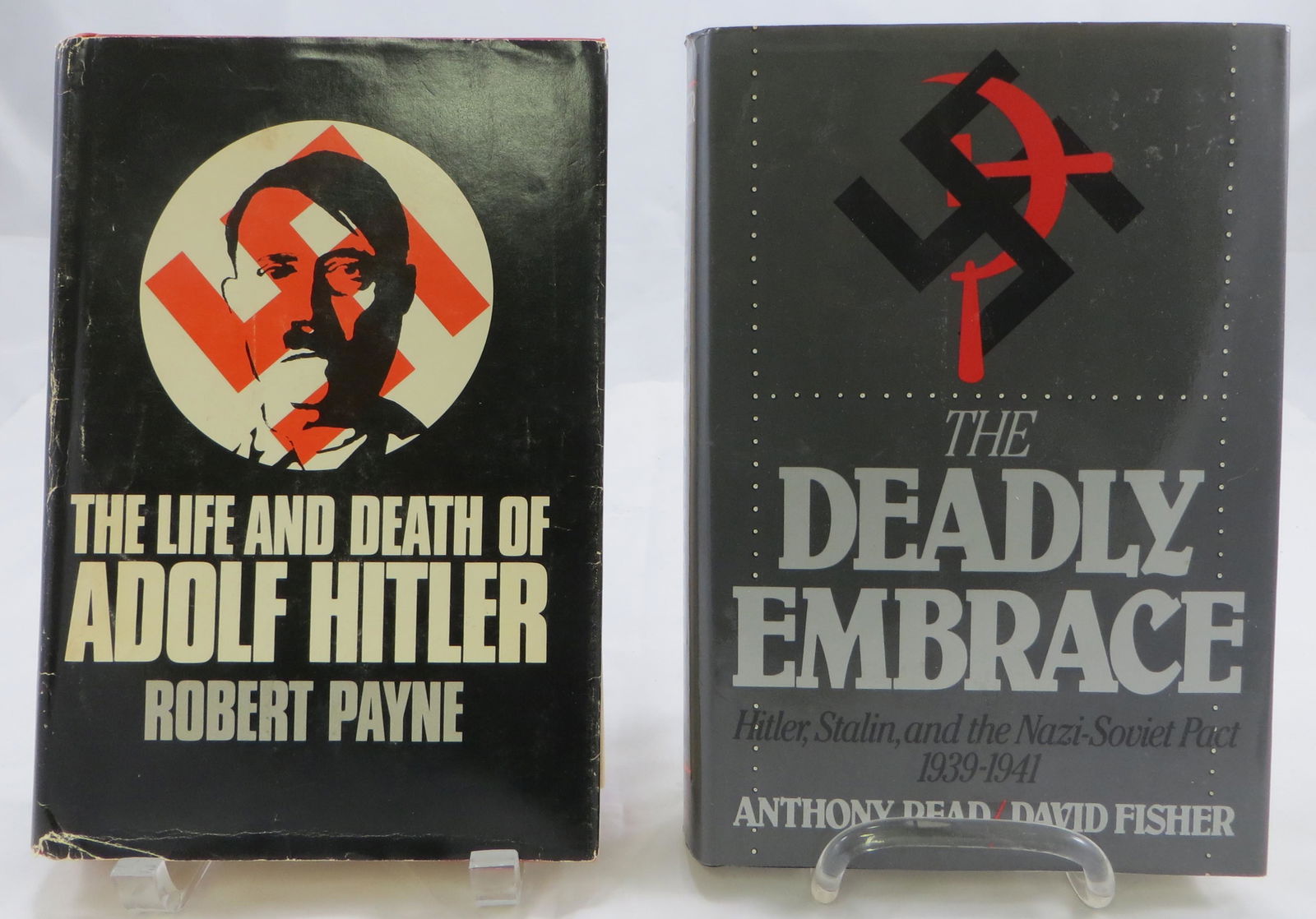 For Auction: (2) WW II BOOKS - HITLER BIOGRAPHY , HITLER STALIN PACT ...
