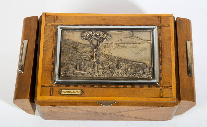 Art Deco Ricordo Di Napoli Cigarette Box