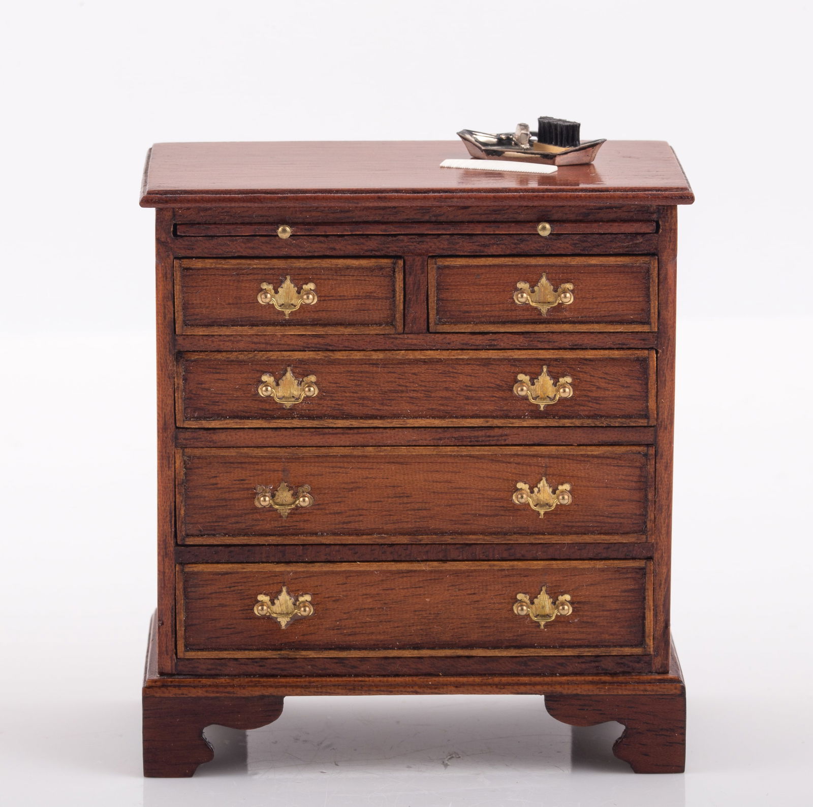 Dennis Jenvey Artisan Dollhouse Miniature Low Chest Auction