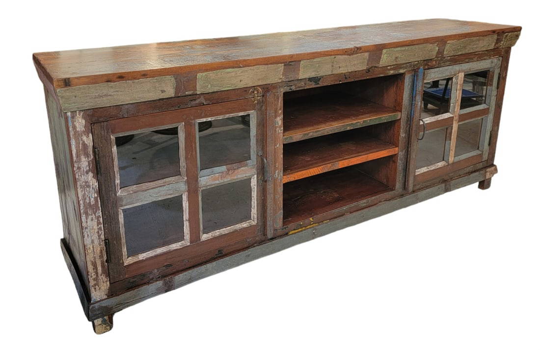 Buy Mid Cenrtury Rustic Wood Credenza | Luxurious Treasures In Ca