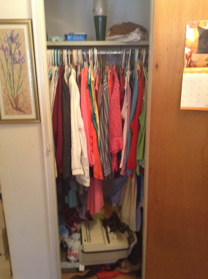 Contents Of Front Hallway Closet