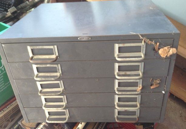 Steel 5 Drawer Parts Organizer