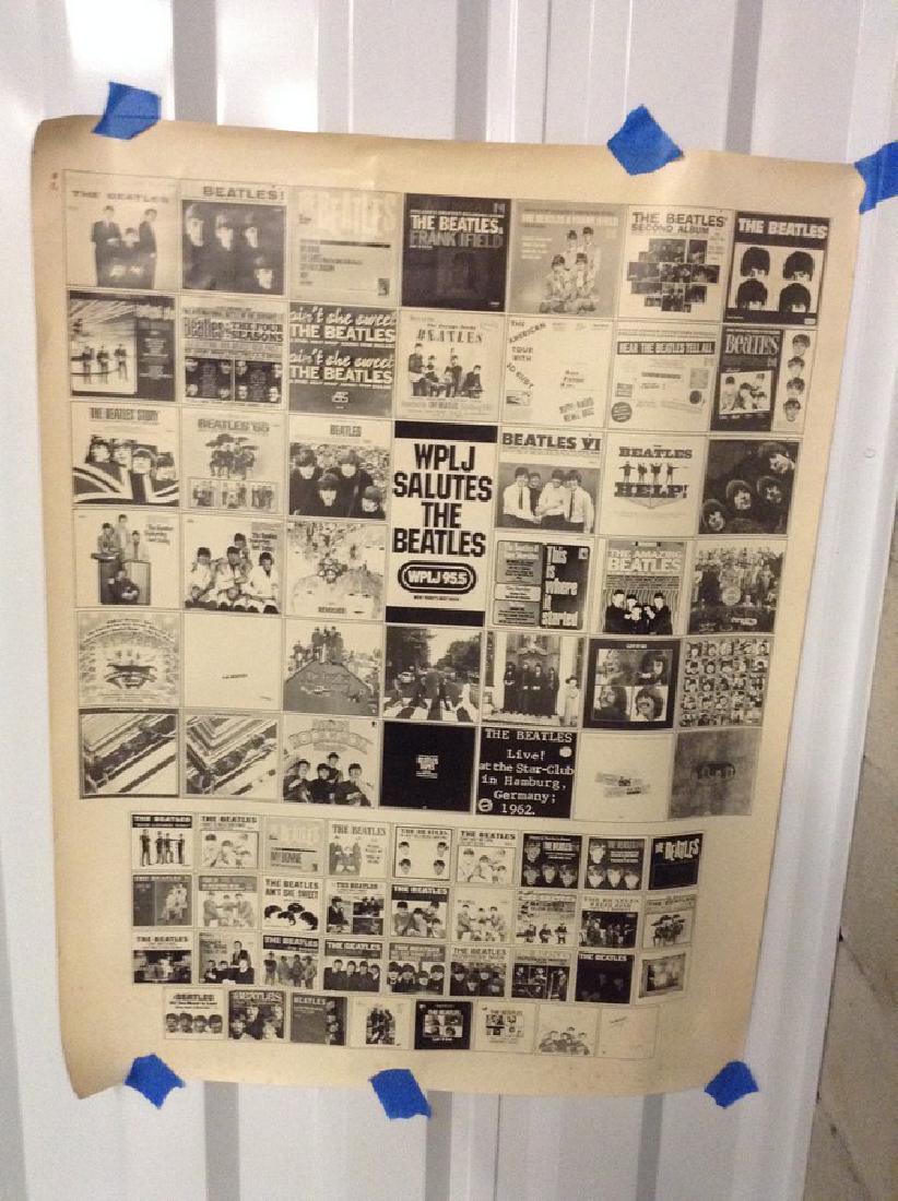 WPLJ 1970's Beattles Poster