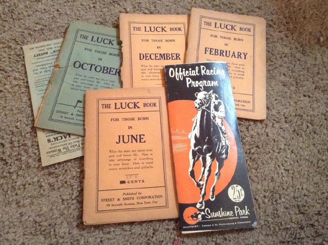 1940's Vintage Gambling Books