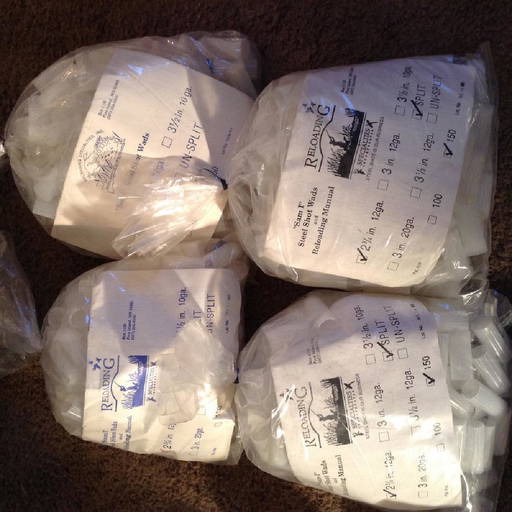 Sam "i" 12 Gauge 2 3/4 " Split Reloading Steel Shot