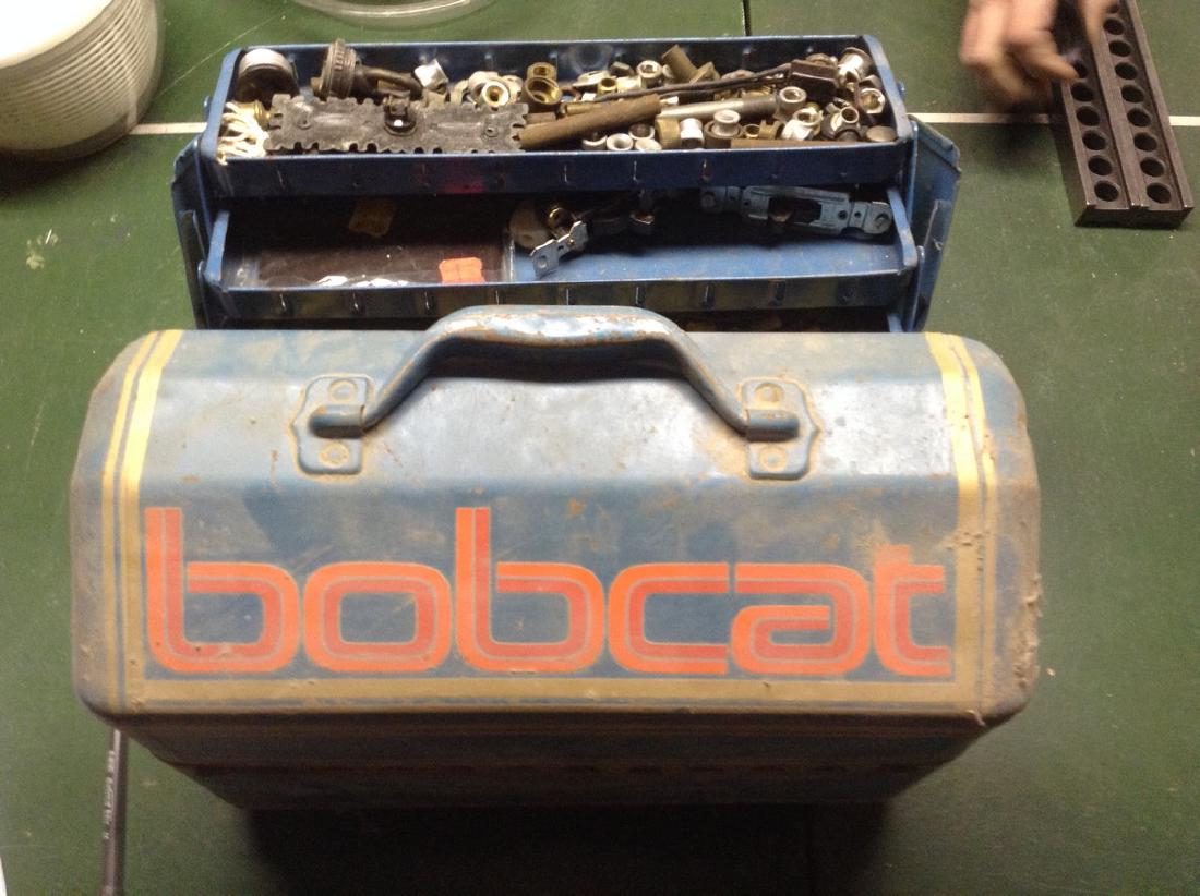 Bobcat toolbox & Vintage contents