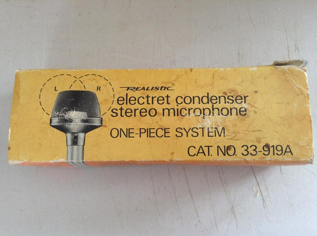 Electret Condenser Stereo Microphone One Piece System