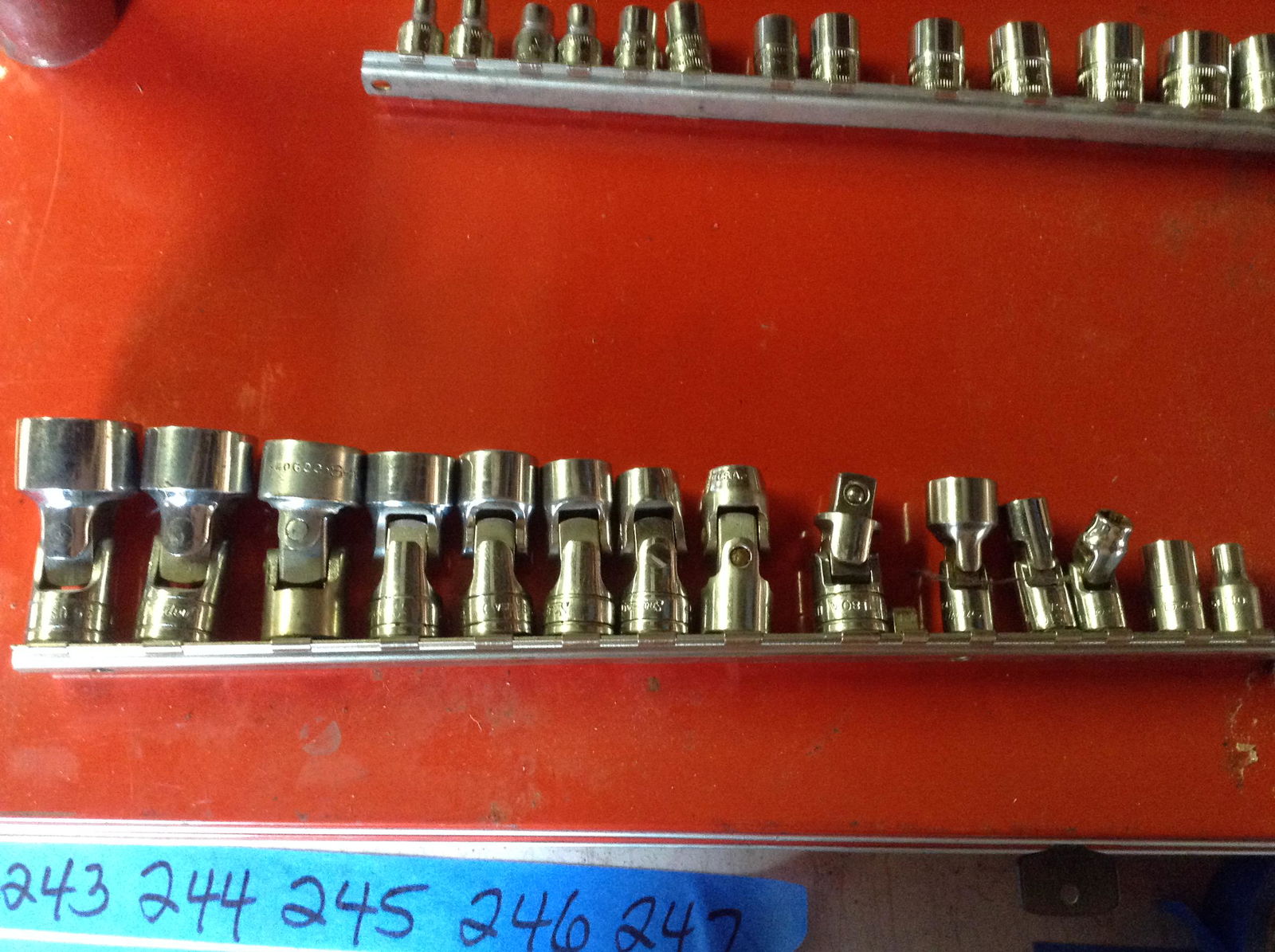 Snap On Tools 3/8 Drive Universal Socket Set & Others