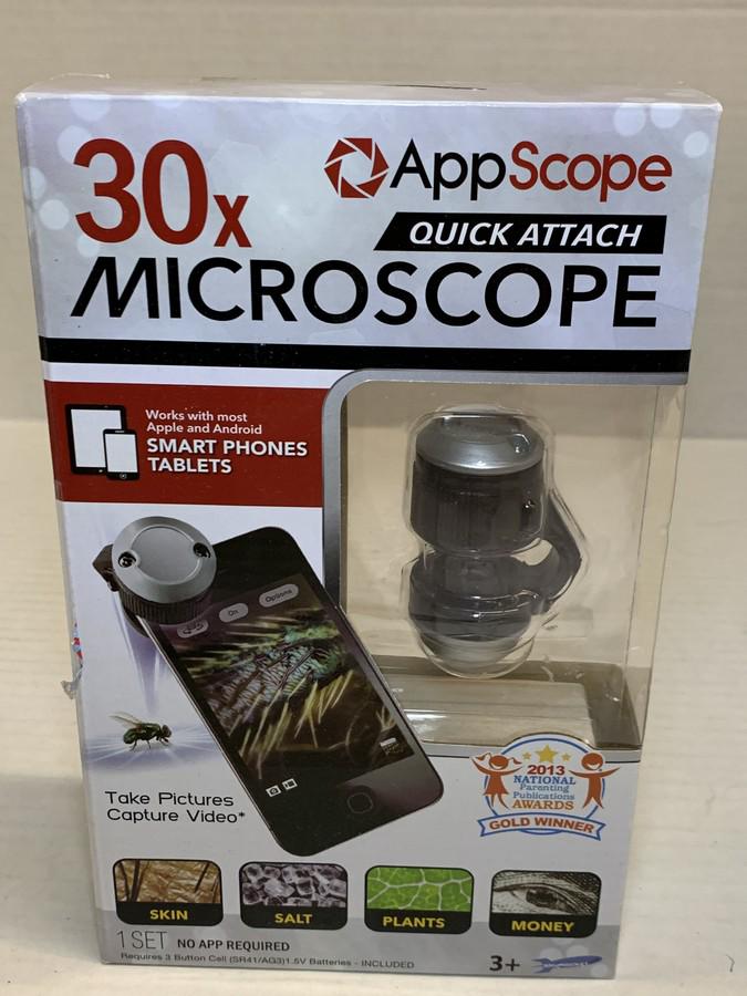 30X Microscope (app. Scope) - Dec 11, 2019 | Emanon Auctions and Estate ...