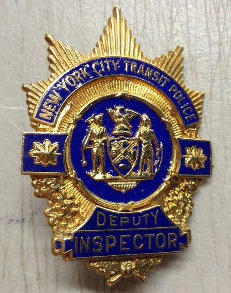 New York City Transit Police Badge