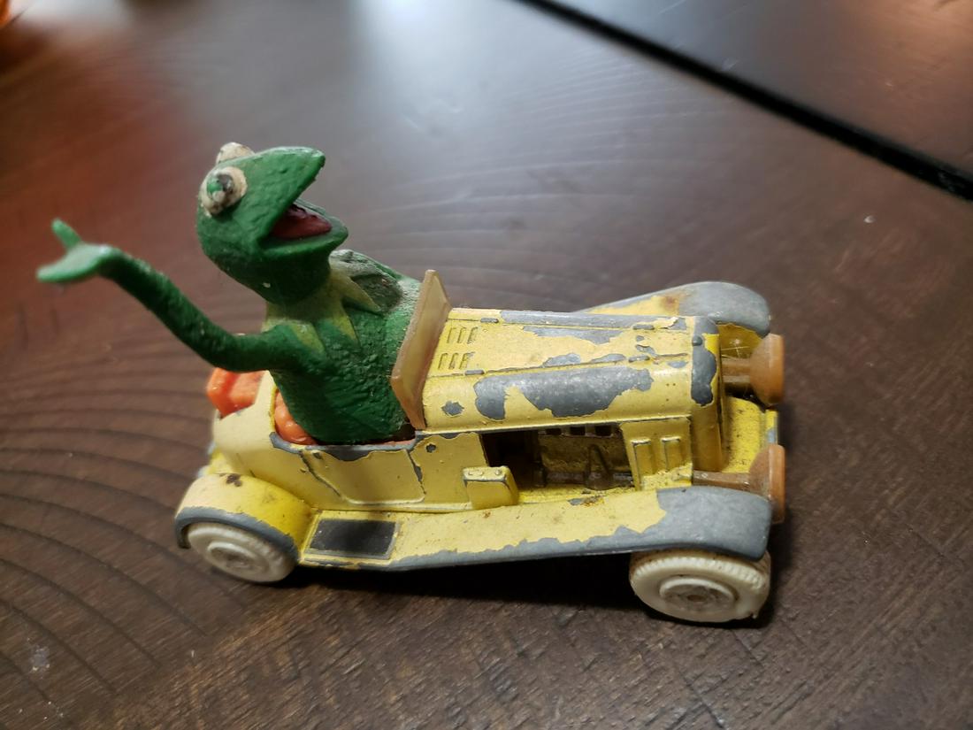 Vintage Kermit The Frog Corgi Car
