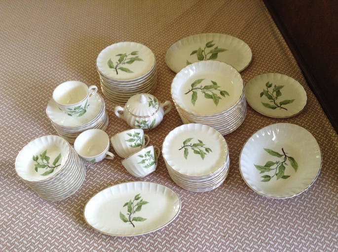 W S George China Plates