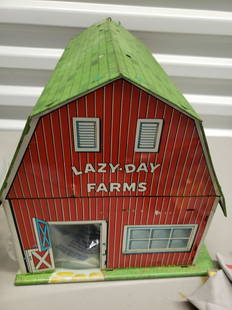 Lazy Days Farm Vintage Tin Toy Truck