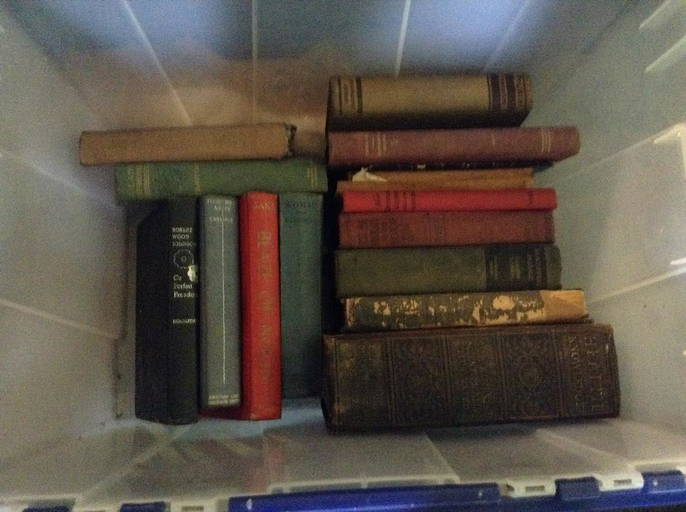 Box Full Of Early 1900s Books