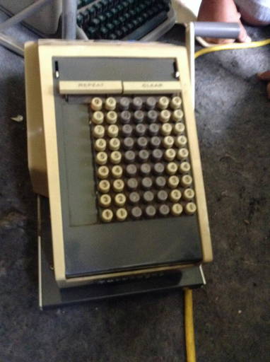 Vintage Paycheck Machine