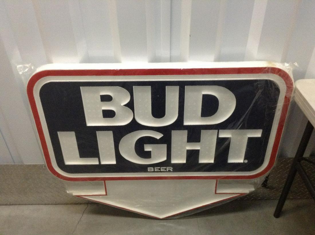 Bud Light Beer Styrofoam Sign