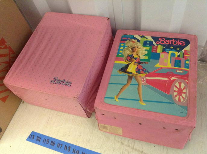 2 Barbie Doll Carrying Cases