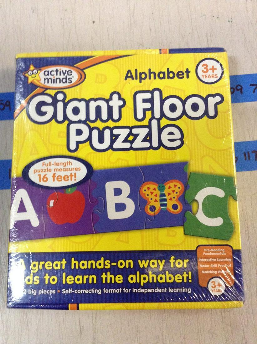 alphabet giant floor puzzles sealed - Sep 27, 2020 | Emanon Auctions ...