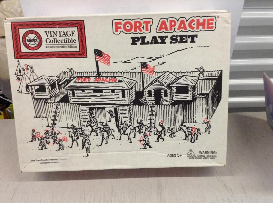 Marx Toys Fort Apache Playset New In Box