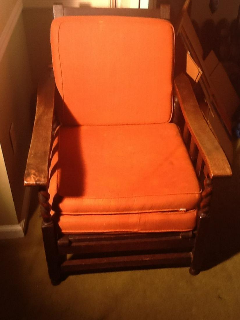 Vintage Mcm Wooden Chair