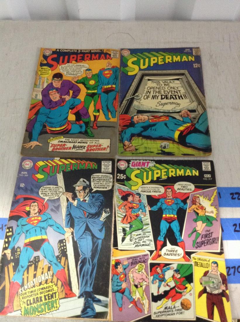 Superman 12 And 25 Cent Comics
