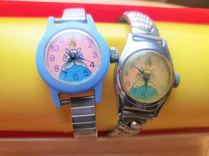 Two Walt Disney Cinderella Watches