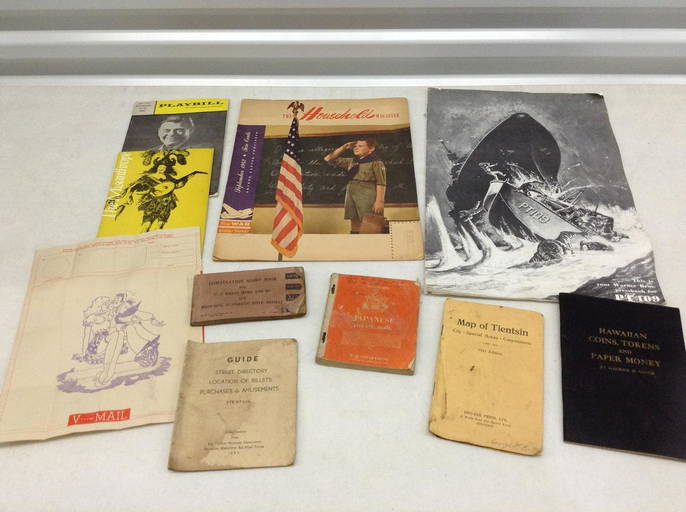 Lot Of 1940s Military Guidebooks, Maps And More