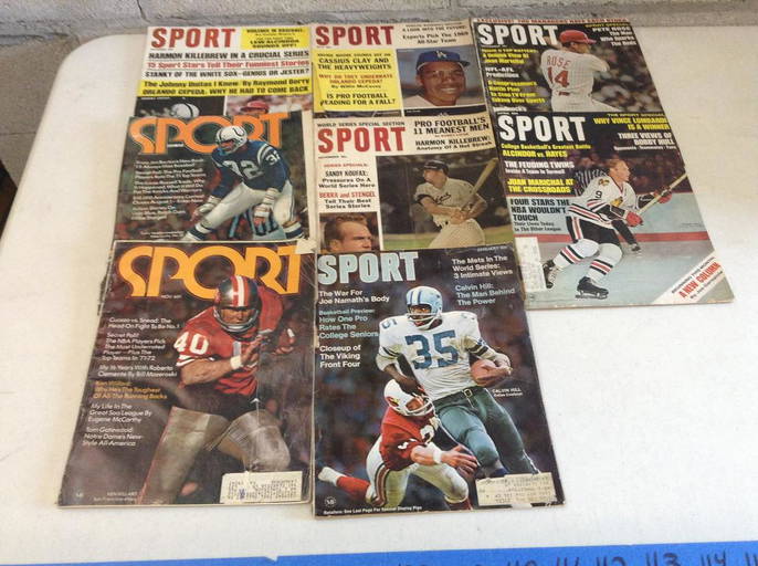 1960s And 70s Sports Magazines
