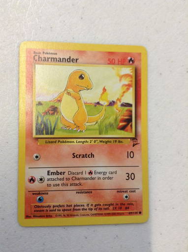 Pokemon Charmander Card