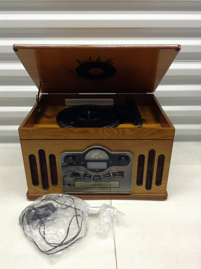 Back To The 50s Record Player With Cd & Radio (mike
