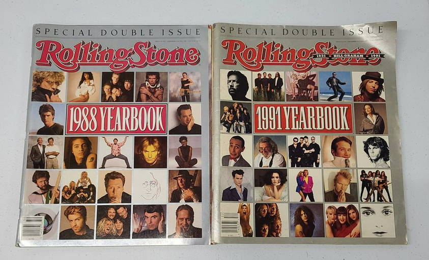 Vintage Rolling Stone Double Issue Magazines