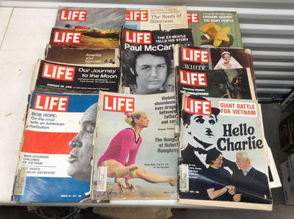 Large Lot Of Vintage Life Magazines (1940s And 60s)