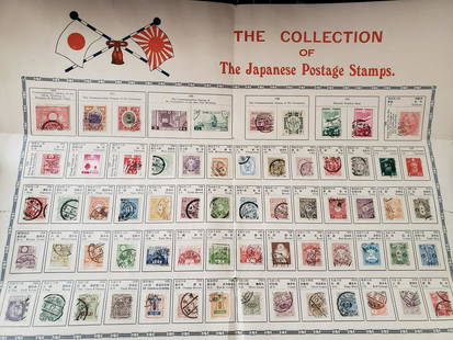 The Collection Of The Japanese Postage Stamps