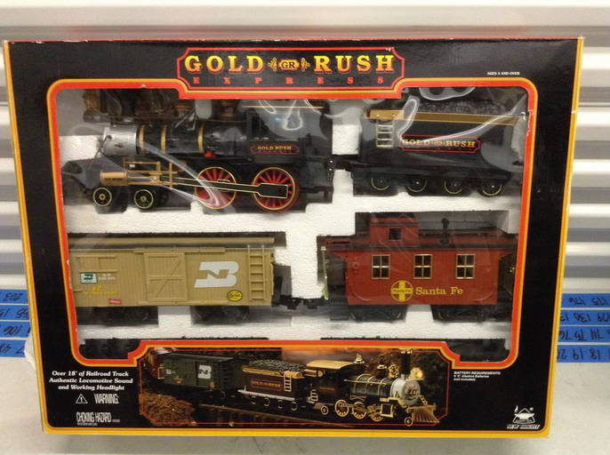 New Bright Gold Rush Express Train in Box - May 31, 2021 | Emanon ...