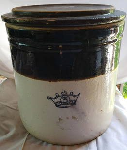 Vintage Robinson Ransbottom 3 Gal. Crock